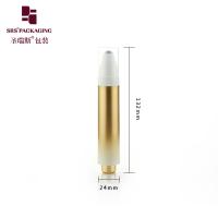 China Empty 10ml Vacuum Press Airless Roll On Bottle Portable Cosmetic Roller Bottle for Eye Serum for sale