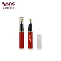 China A0031B 5ml 10ml 12ml 15ml Empty Plastic Roll On Bottle With Zinc Alloy Applicator for sale