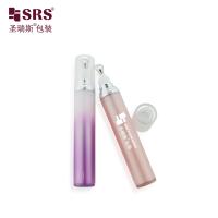 China Smooth Surface Acrylic Eye Cream Bottle With Alloy Massage Head Empty Eye Serum Cosmetic Packaging Custom Logo for sale