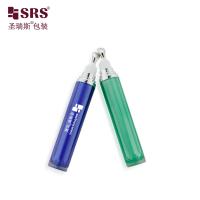 China Luxury Round Acrylic Skincare Bottle Zinc Alloy Applicator Empty Eye Care Container Wholesale OEM for sale