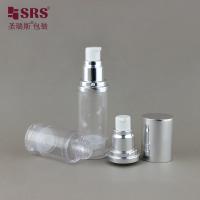 China Premium AS Airless Pump Bottle Aluminum Lid Cosmetic Lotion Spray Container For Skincare Serum for sale