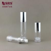 China Premium AS Airless Pump Bottle Aluminum Lid Cosmetic Lotion Spray Container For Skincare Serum for sale