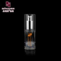 China Transparent AS Airless Cosmetic Bottle 15ml 30ml 50ml Refillable Serum Lotion Packaging for sale