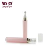 China 15ml/20ml Ribbed Acrylic Roll‑on Bottle Empty Eye Serum Massage Cosmetic Container Custom Logo for sale