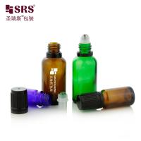 China UV Protection Amber Glass Roll on Bottle Custom Printing for Aromatherapy Packaging for sale