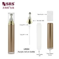China Luxury Glittering Dot Acrylic Roller Bottle 15ml/20ml Skincare Empty Container Custom Printing for sale
