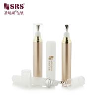 China Double‑Wall Acrylic Glittering Dot Bottle 15ml/20ml With Alloy Roller Head Eye Care Serum Packaging for sale