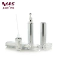 China 15ml/20ml Lozenge Acrylic Roll‑on Bottle Empty Eye Serum Cosmetic Packaging for sale