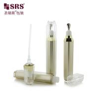 China 15ml/20ml Empty Lozenge Acrylic Bottle Alloy Roller Head Cosmetic Skincare Container for sale