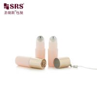 China 3ml Roll‑on Bottle with Pull Ring Cap Empty Mini Roller Vial Support Electroplating Cosmetic Packaging Custom Logo for sale
