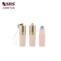 China 3ml Roll‑on Bottle with Pull Ring Cap Empty Mini Roller Vial Support Electroplating Cosmetic Packaging Custom Logo for sale