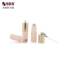 China 3ml Roll‑on Bottle with Pull Ring Cap Empty Mini Roller Vial Support Electroplating Cosmetic Packaging Custom Logo for sale