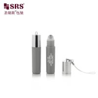 China Wholesale 5ML Mini Plastic Roller Bottle Pull Ring Cap Refillable Essential Oil Perfume Vial Custom Color OEM ODM for sale