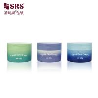 China SRS1 120G 150G Double Wall PP Jar Container For Skincare Pads With Tweezer for sale