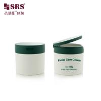 China SRS1 120g 150g Skincare Facial Gel Cosmetic Jar Container With Spoon Flip Cap for sale
