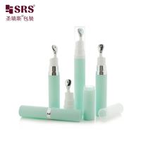 China Snap Sealed PP Airless Massage Bottle Dustproof Empty Cosmetic Vial for Gel Lotion Eye Treatment Packaging for sale