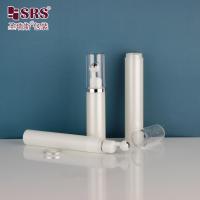 China Double Layer Airless Roll on Bottle Custom Color Hot Stamping Silk Print for Eye Serum Skincare Packing for sale