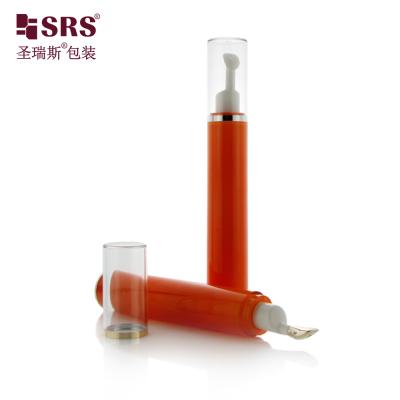 China 10ml/15ml Airless Vacuum Roll‑on Bottle Replaceable Plastic Alloy Steel Ball Roller Head Cosmetic Skincare Packaging for sale
