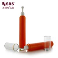 China 10ml/15ml Airless Vacuum Roll‑on Bottle Replaceable Plastic Alloy Steel Ball Roller Head Cosmetic Skincare Packaging for sale