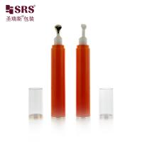 China 10ml/15ml Airless Vacuum Roll‑on Bottle Replaceable Plastic Alloy Steel Ball Roller Head Cosmetic Skincare Packaging for sale