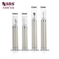 China Custom 10ml 15ml Airless Roll‑on Bottle Press Vacuum Massage Bottle for sale