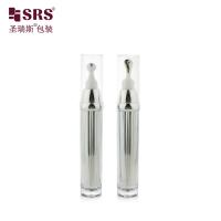 China Wholesale 10ml/15ml Acrylic Press Type Airless Roll On Bottle Vacuum Cosmetic Roller Bottle For Skin Care for sale