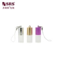 China Custom PCR Plastic Roll on Bottle With Lanyard 2ml Refillable Empty Roller Bottle for Skincare Oil for sale