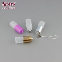 China Custom PCR Plastic Roll on Bottle With Lanyard 2ml Refillable Empty Roller Bottle for Skincare Oil for sale