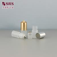 China Custom PCR Plastic Roll on Bottle With Lanyard 2ml Refillable Empty Roller Bottle for Skincare Oil for sale