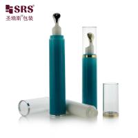 China Double Layer PP AS Airless Eye Cream Bottle Press Discharge Design Reduce Residue Custom Color and Printing for sale