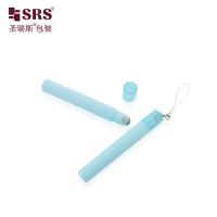 China Custom PCR Plastic Roll On Bottle With Lanyard Hook for Eye Serum Refreshing Liquid Packaging for sale
