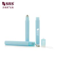China Custom PCR Plastic Roll On Bottle With Lanyard Hook for Eye Serum Refreshing Liquid Packaging for sale