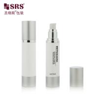China Custom AS Airless Bottle Empty Cosmetic Lotion Pump Bottle for Serum Foundation Skincare Packaging for sale