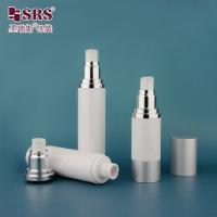 China Custom AS Airless Bottle Empty Cosmetic Lotion Pump Bottle for Serum Foundation Skincare Packaging for sale