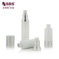 China Custom AS Airless Bottle Empty Cosmetic Lotion Pump Bottle for Serum Foundation Skincare Packaging for sale