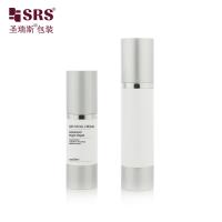 China Custom AS Airless Bottle Empty Cosmetic Lotion Pump Bottle for Serum Foundation Skincare Packaging for sale