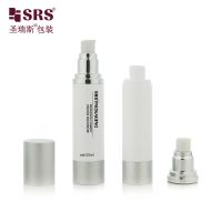 China Custom AS Airless Bottle Empty Cosmetic Lotion Pump Bottle for Serum Foundation Skincare Packaging for sale