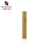 China 15ml Empty Bamboo Roller Bottle Plastic Inner Container Large Capacity Essential Oil Roll On Bottle Laser Logo Acceptable for sale