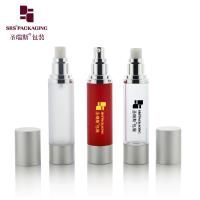 China Recyclable AS Airless Cosmetic Bottle With Lotion Spray Pump Custom Color And Logo Printing for sale