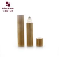 China 20ml Eco‑Friendly Bamboo Shell Roller Bottle Plastic Inner Vial Empty Cosmetic Roll‑on Container For Aromatherapy Massage Oil for sale
