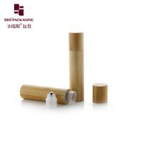 China 20ml Eco‑Friendly Bamboo Shell Roller Bottle Plastic Inner Vial Empty Cosmetic Roll‑on Container For Aromatherapy Massage Oil for sale