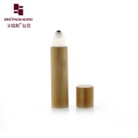 China 20ml Eco‑Friendly Bamboo Shell Roller Bottle Plastic Inner Vial Empty Cosmetic Roll‑on Container For Aromatherapy Massage Oil for sale