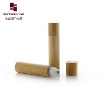 China 20ml Eco‑Friendly Bamboo Shell Roller Bottle Plastic Inner Vial Empty Cosmetic Roll‑on Container For Aromatherapy Massage Oil for sale