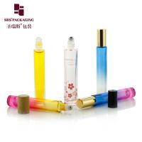 China Multi‑size 5/10/15ml Cylindrical Glass Roll‑on Bottle Refillable Empty Glass Roller Vial For Massage Oil Fragrance OEM Available for sale