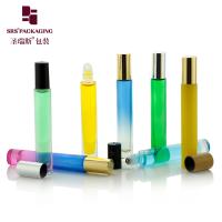 China Multi‑size 5/10/15ml Cylindrical Glass Roll‑on Bottle Refillable Empty Glass Roller Vial For Massage Oil Fragrance OEM Available for sale