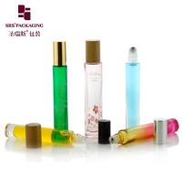 China Multi‑size 5/10/15ml Cylindrical Glass Roll‑on Bottle Refillable Empty Glass Roller Vial For Massage Oil Fragrance OEM Available for sale
