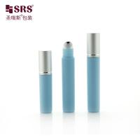 China Premium Aluminum Cap PP PCR Roll On Bottle 5ml Leak Proof Cosmetic Roller Bottle For Eye Serum for sale
