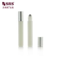 China Custom Cosmetic Roll On Container With Aluminum Cap Smooth Roller Ball For Skincare Sample Packaging for sale