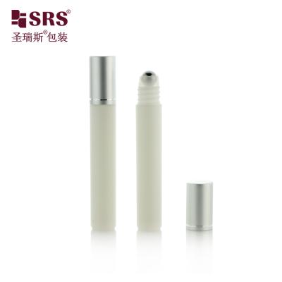 China Custom Cosmetic Roll On Container With Aluminum Cap Smooth Roller Ball For Skincare Sample Packaging for sale