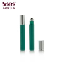 China Custom Cosmetic Roll On Container With Aluminum Cap Smooth Roller Ball For Skincare Sample Packaging for sale